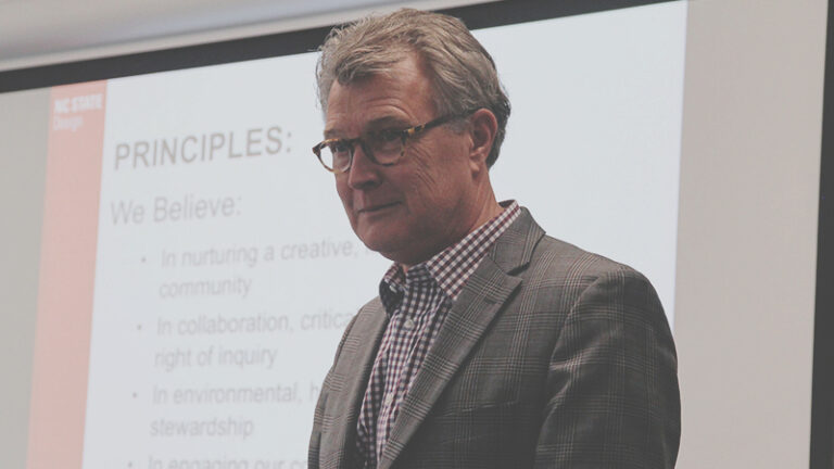 Charles Flink to be recipient of NC State Watauga Medal | College of Design
